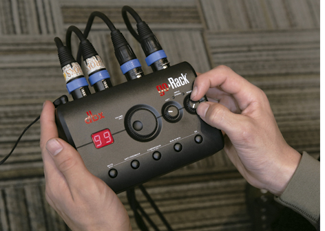 手のひらサイズのPAミキサー【dbx goRack】｜TuneGate.me