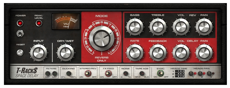 IK Multimedia、伝説のアナログ・テープ・エコーを忠実に再現した「T-RackS Space Delay」をリリース！｜TuneGate.me