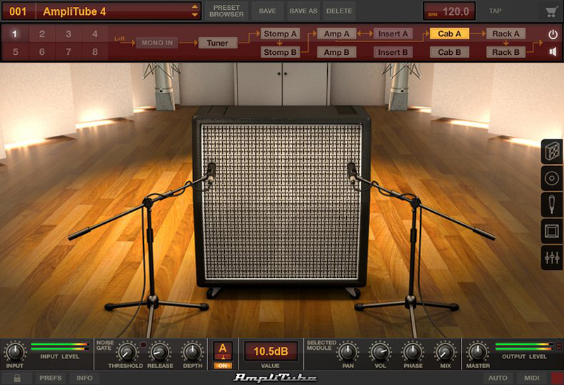 IK Multimedia、無償版「AmpliTube Custom Shop」のバージョン4.4を公開（Cab Room機能が利用可能に ...