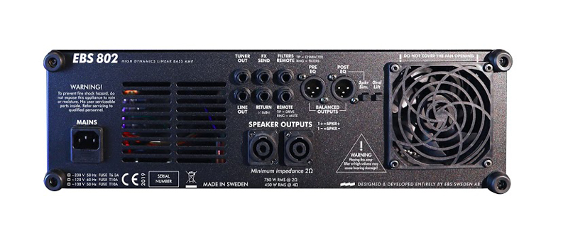 モリダイラ楽器、EBS「EBS 802」をリリース！（750W出力の高性能ソリッドステートアンプヘッド）｜TuneGate.me